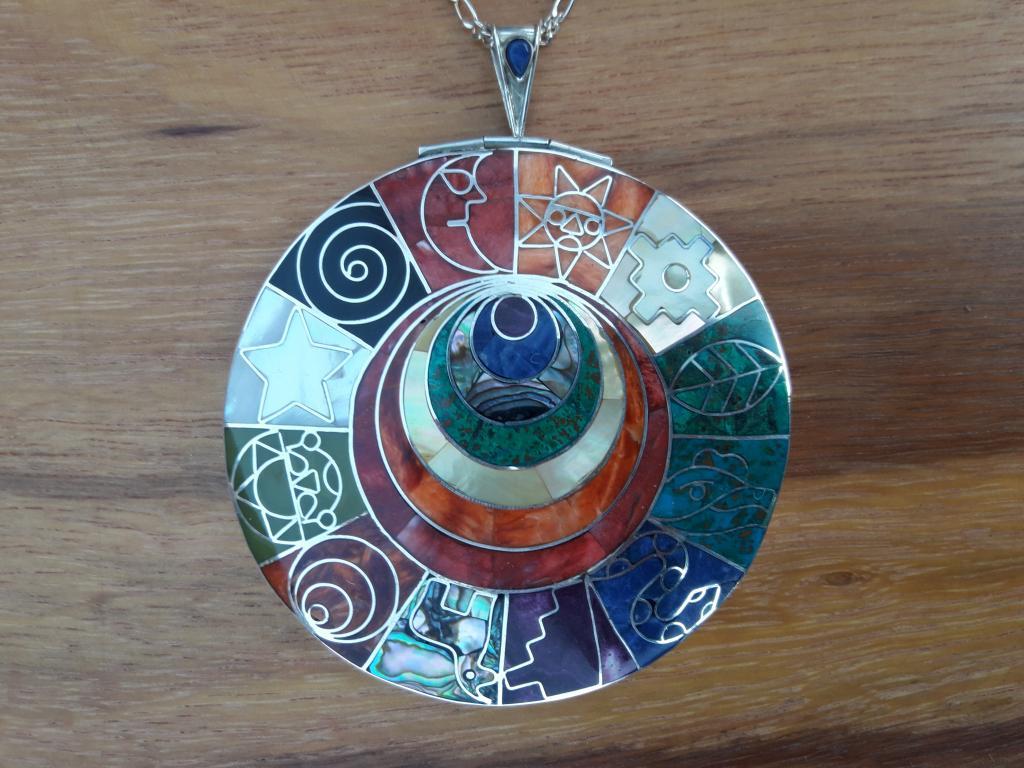 Silver pendant "Inka Calendar" | Inka Market