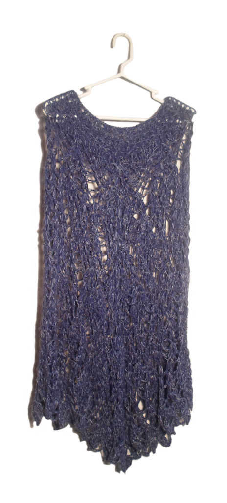 Alpaca Melange Poncho A Crochet Inka Market